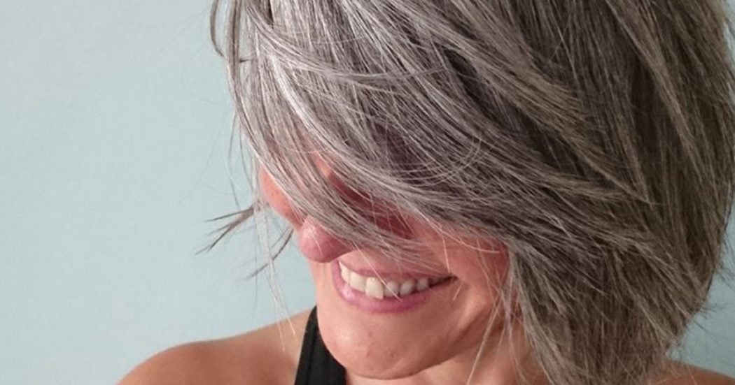 Karen's Silver Hair Transition Story | Katie Goes Platinum