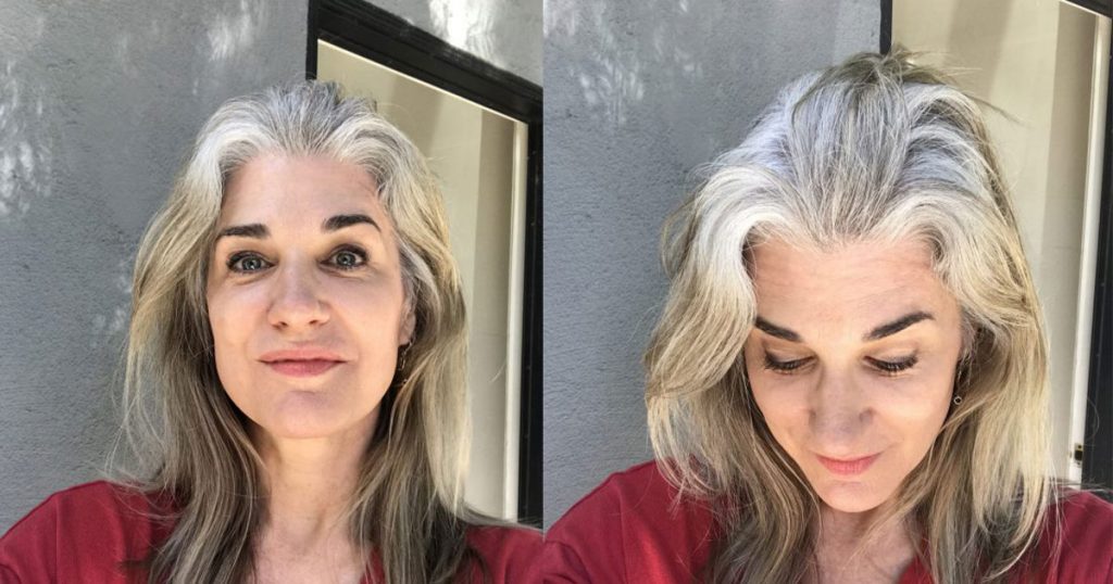 Bek's Gorgeous Transition to Natural Silver Hair
