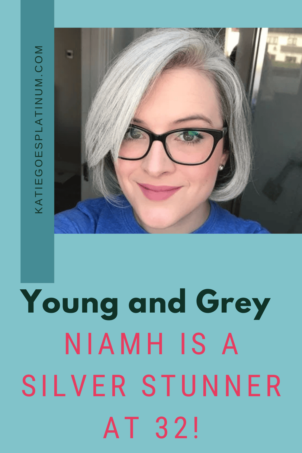 Young and Grey and Gorgeous: Gray Hair at 32! | Katie Goes Platinum