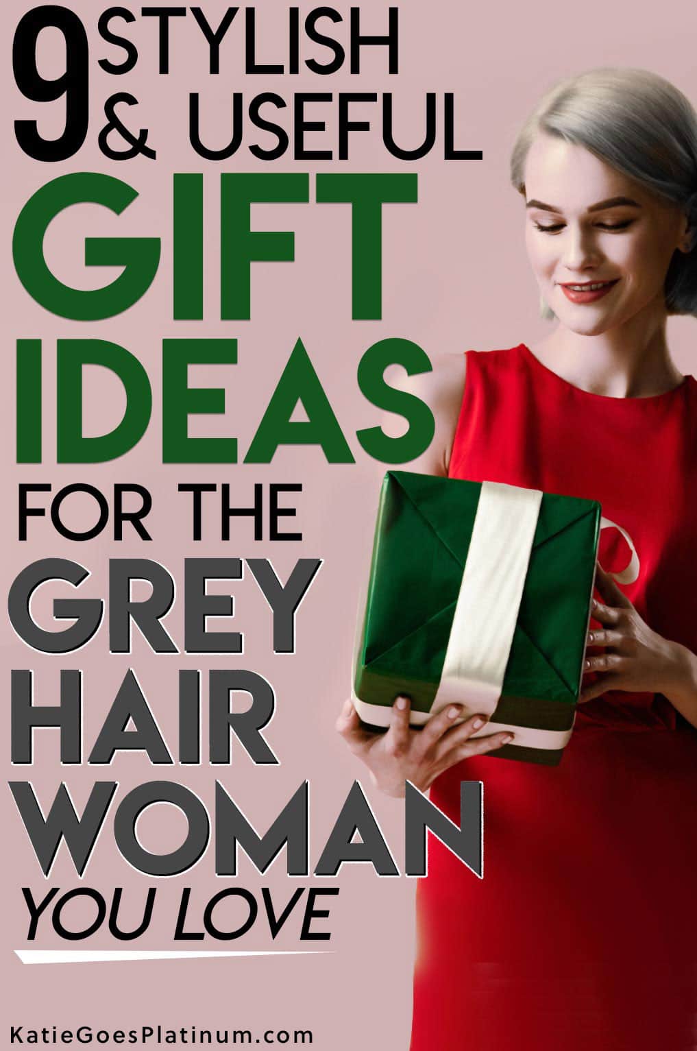 Fun & Unique Gifts for Women with Gray Hair | Katie Goes Platinum
