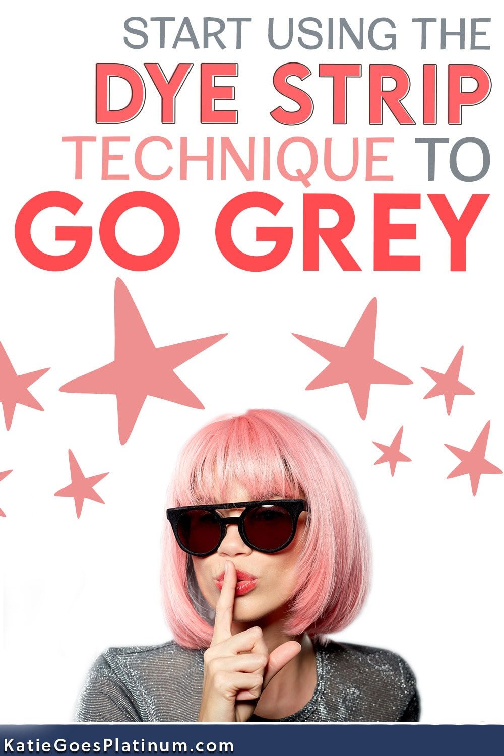 How to Use The Dye Strip Technique to Go Gray