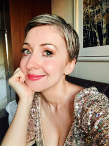 Philippa's Buzzcut Transition from Red Hair to Silver